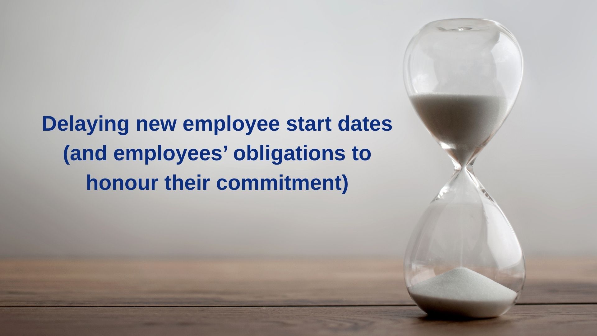 BlueSky Personnel Solutions Delaying new employee start dates (and ...